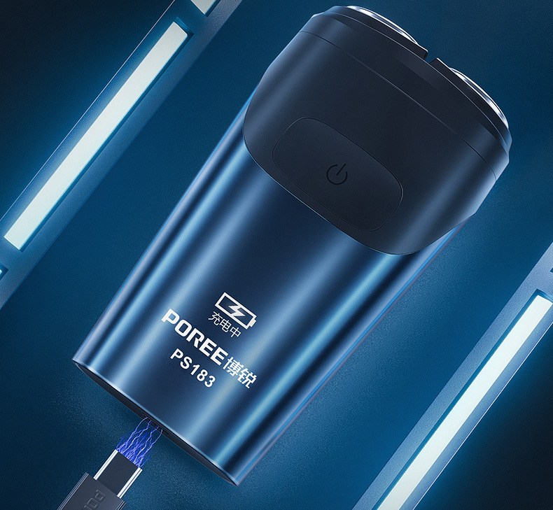 Máy cạo râu poree ps183 hai lưỡi chống nước